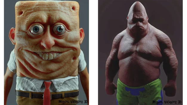 Creepy Reallife Spongebob And Patrick Screen Rant