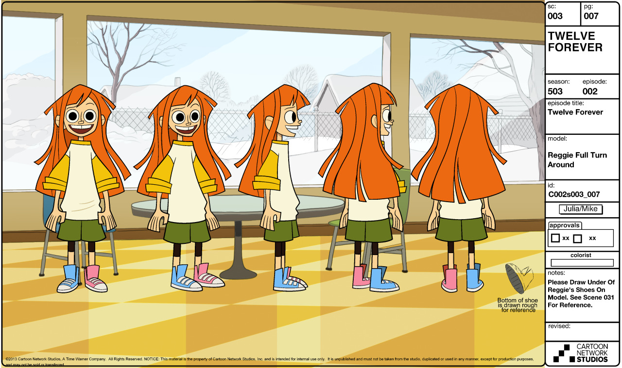 Image Reggie Model Sheet Twelve Forever Wiki Fandom Powered