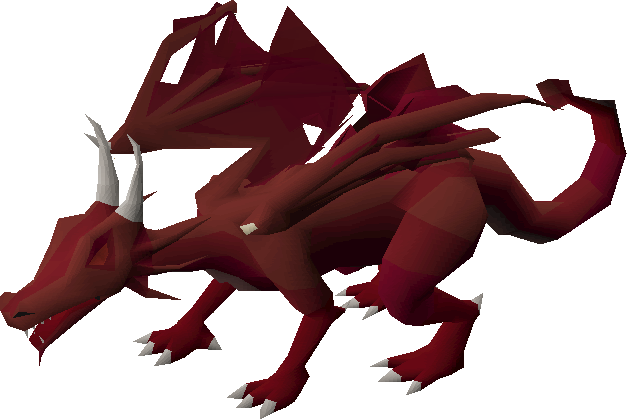 Red dragon | Old School RuneScape Wiki | Fandom