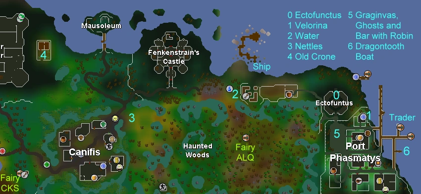 Image - Ghosts Ahoy locations.png | Old School RuneScape Wiki | FANDOM ...