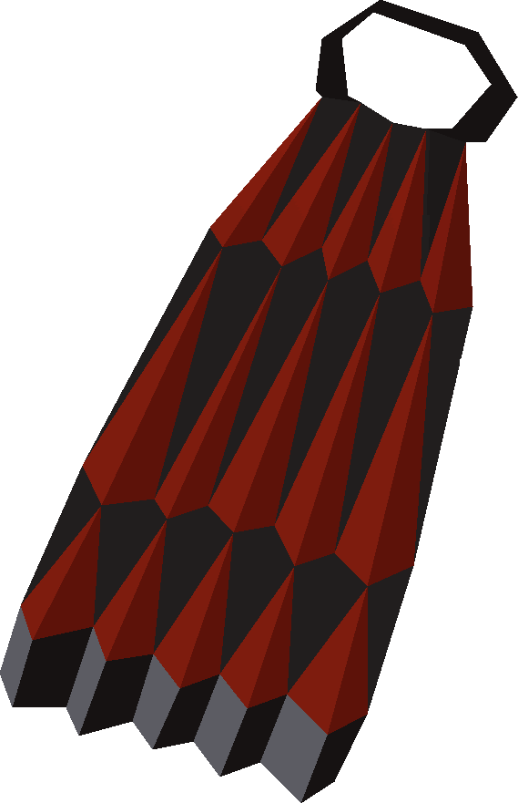 Obsidian cape (r) | Old School RuneScape Wiki | Fandom