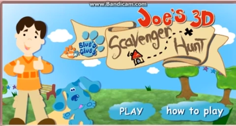 Blues Clues Joe's 3D Scavenger Hunt | 3D Groove Wiki | Fandom