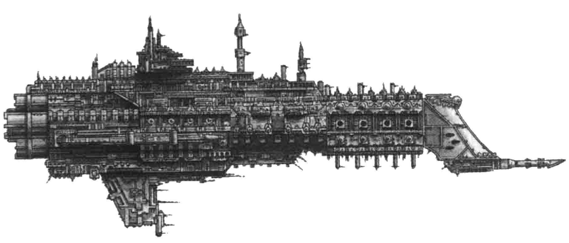 USS Vengeance (Star Trek) vs Lunar class Cruiser (40k) | SpaceBattles