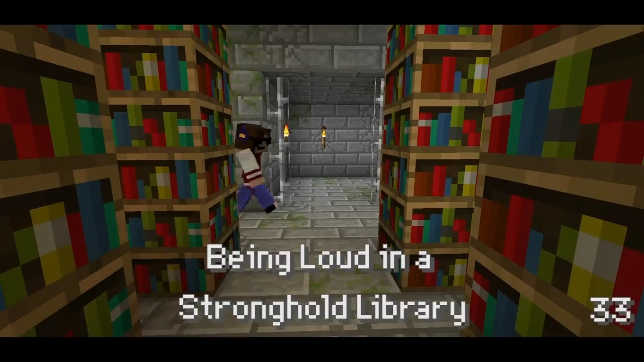Being Loud in a Stronghold Library | 50 Ways to Die in Minecraft Wiki ...