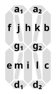 16-segment display | Segment Displays Wiki | Fandom