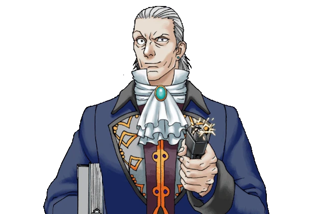 Image - AA HD Manfred von Karma Forward Stun Gun 2.gif | Ace Attorney ...