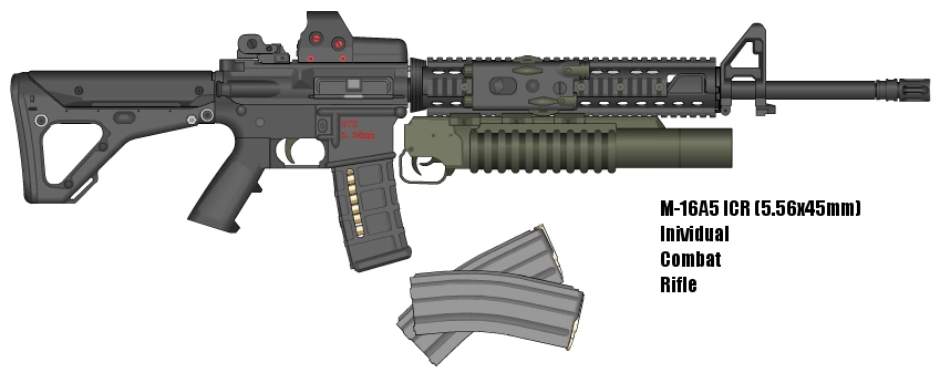 M-16A5 ICR (Individual Combat Rifle) | Ace Combat Fanon Wiki | Fandom