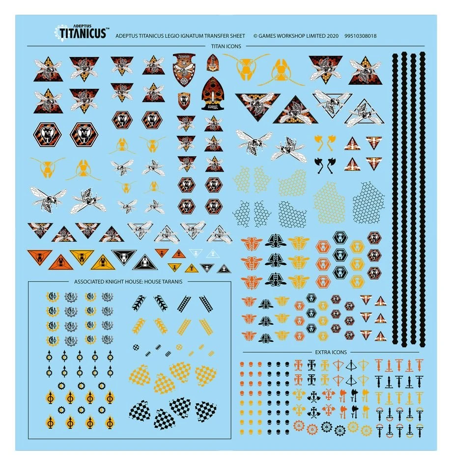 Legio Ignatum Transfer Sheet | Adeptus Titanicus Wiki | Fandom
