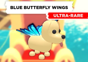 Blue Butterfly Wings | Adopt Me! Wiki | Fandom