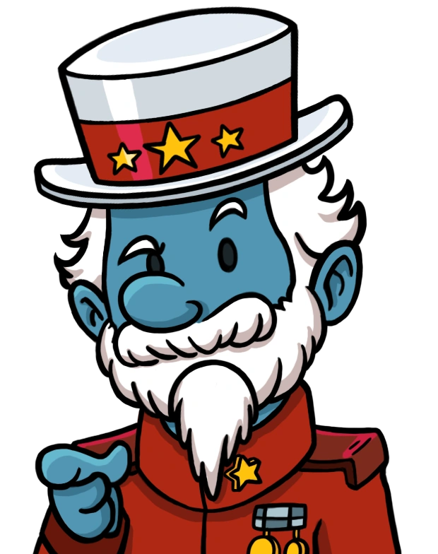 Uncle smurf | Adventure Communist Wiki | Fandom