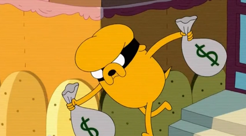 Image - S5 e23 Jake stealing money.PNG | Adventure Time Wiki | FANDOM ...