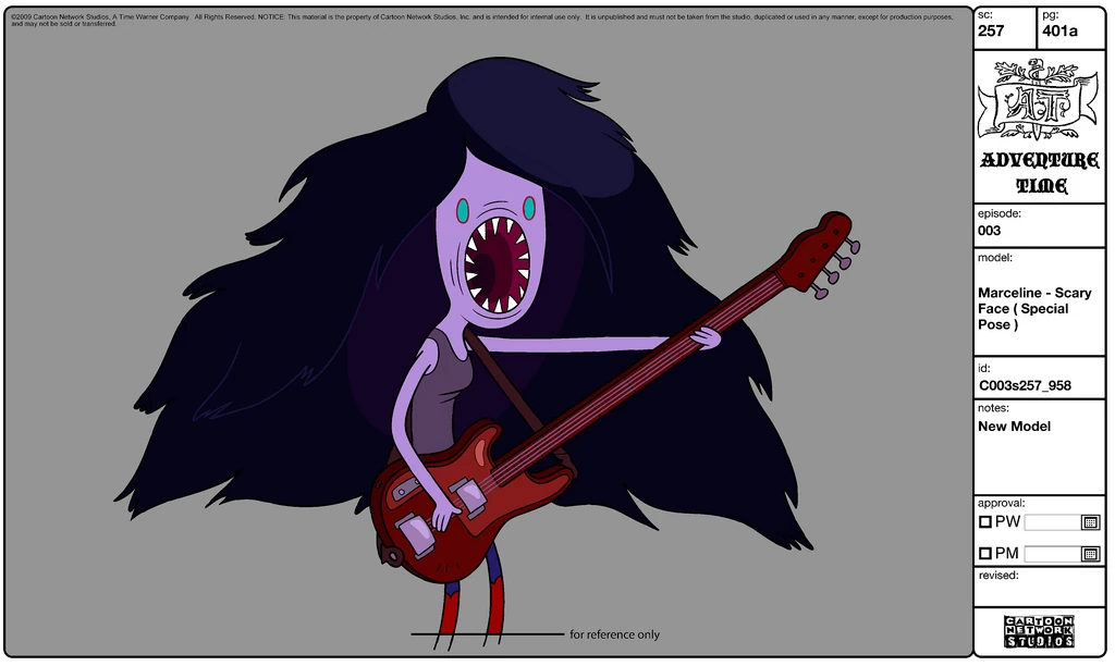 Image - Modelsheet marceline - scaryface specialpose.jpg | Adventure ...