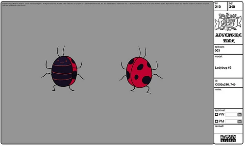 Image - Modelsheet ladybug2.jpg | Adventure Time Wiki | FANDOM powered ...