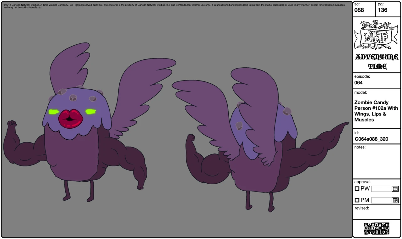 Image - Modelsheet zombie candyperson102a.jpg | Adventure Time Wiki ...