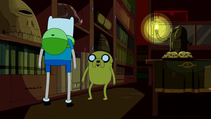 Image - S4e8 Finn and Jake in library.png | Adventure Time Wiki ...
