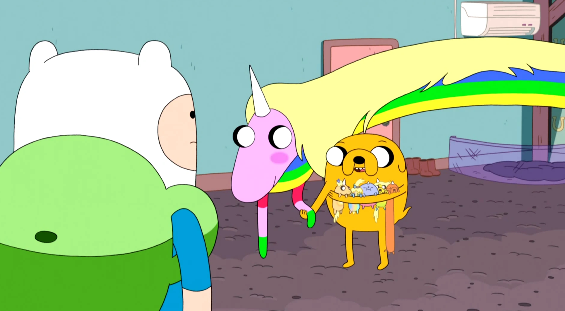 Image - S5e6 Lady, Jake, Finn and pups 2.png | Adventure Time Wiki ...