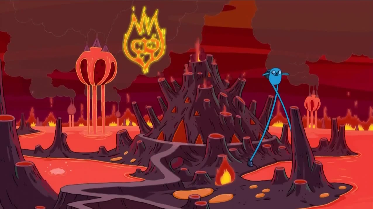 Image - S3e26 Jake leaving Fire Kingdom.png | Adventure Time Wiki ...