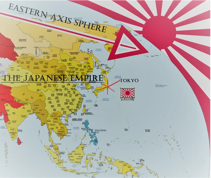 Japanese Empire | Aftermath - The Axis Victorious Wiki | Fandom
