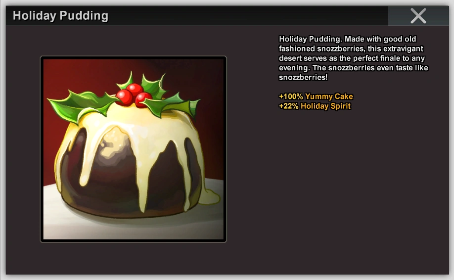 Holiday Pudding | AirMech Wiki | Fandom