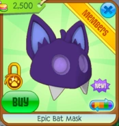 Epic Bat Mask | Animal Jam Item Worth Wiki | Fandom
