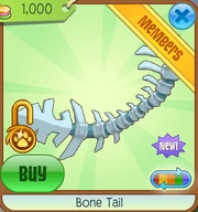 Bone Tail | Animal Jam Item Worth Wiki | Fandom