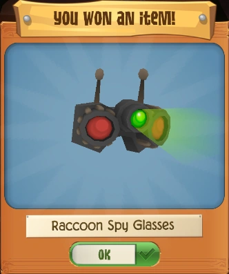 Raccoon Spy Glasses | Play Wild Wiki | Fandom