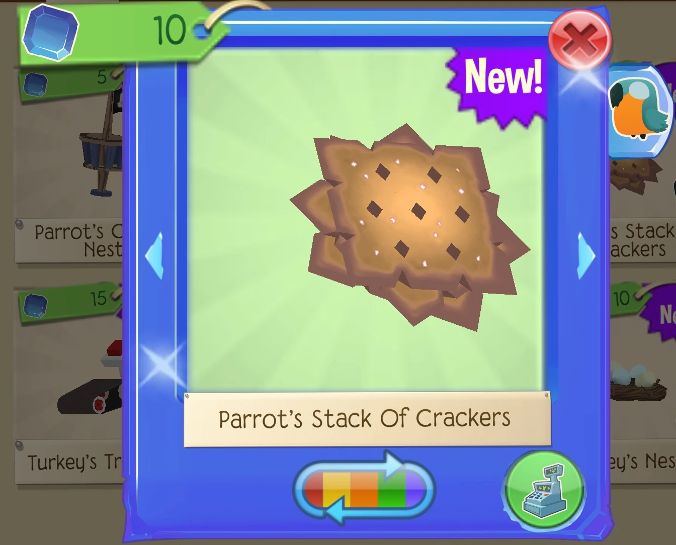 Parrot's Stack of Crackers | Play Wild Wiki | Fandom