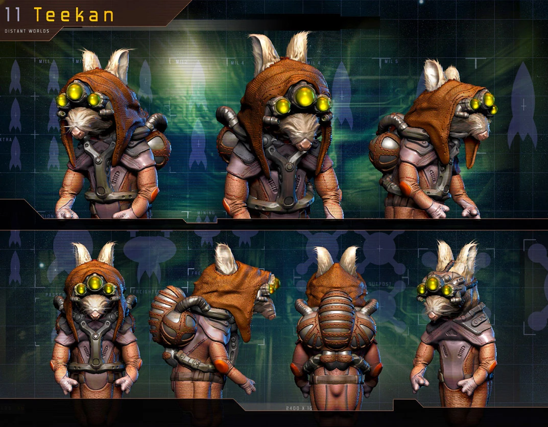 Distant Worlds Universe Races - freetown