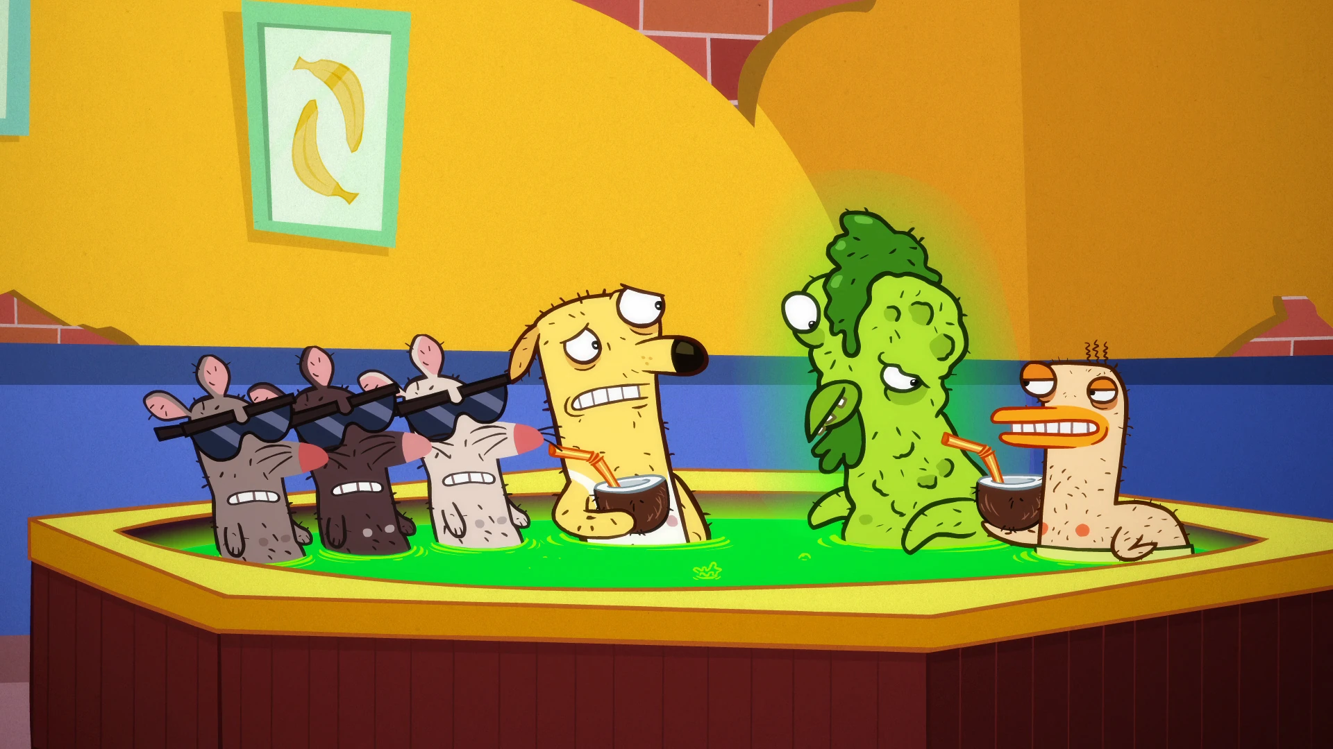 Image - Cool Howie and Duck.jpg | Almost Naked Animalia | FANDOM ...