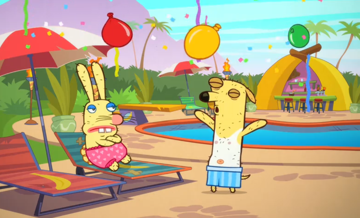 Image - Almost-naked-animals-howie and bunny.png | Almost Naked ...