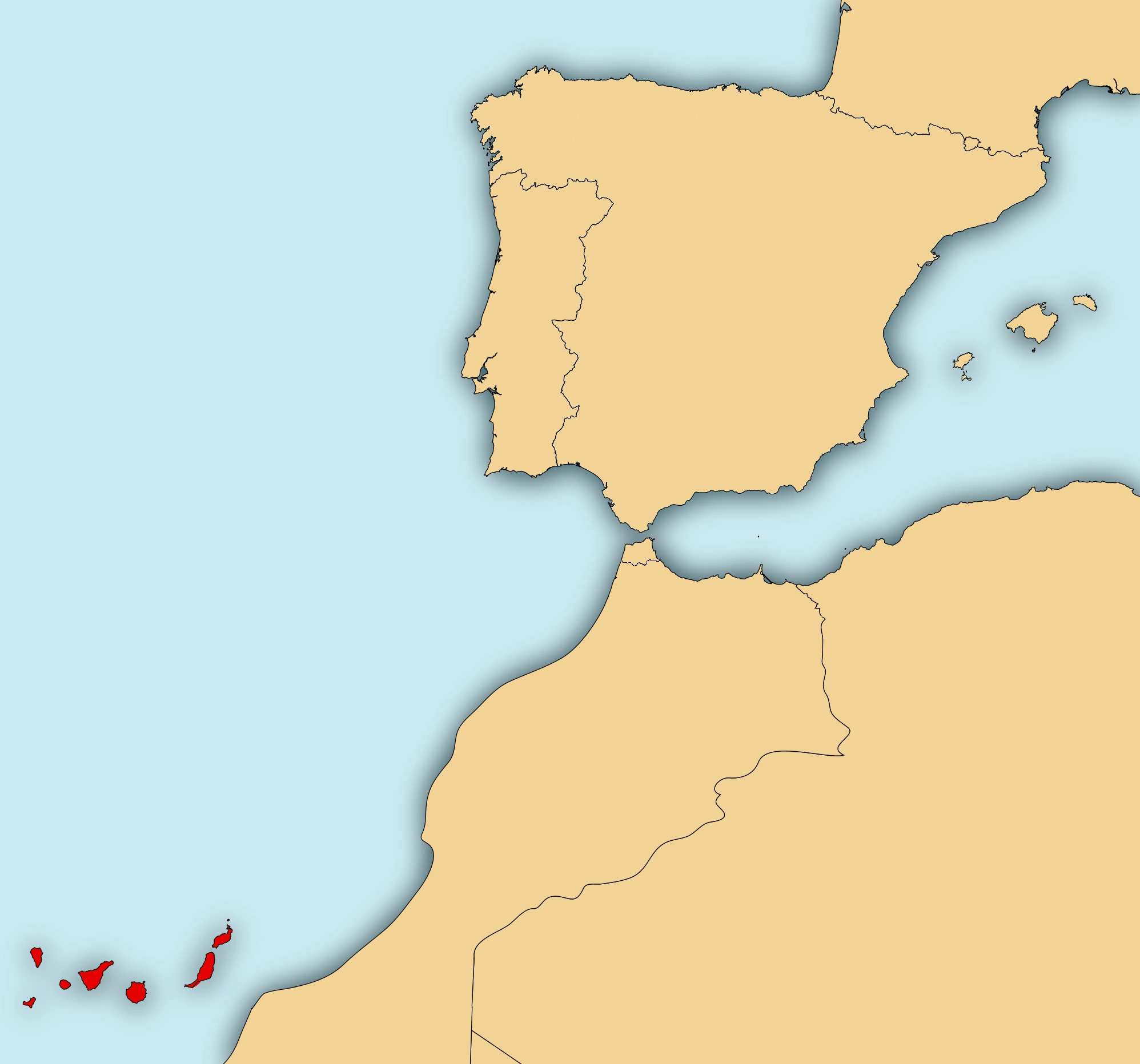 Imagen - Mapa de las Canarias.png | Historia Alternativa | FANDOM ...