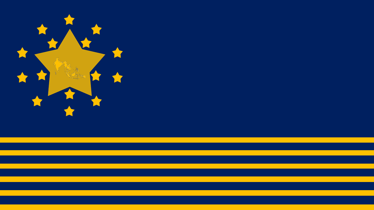 Flag of the United Federation of Pan-Asiania (New Sovereign World Order ...