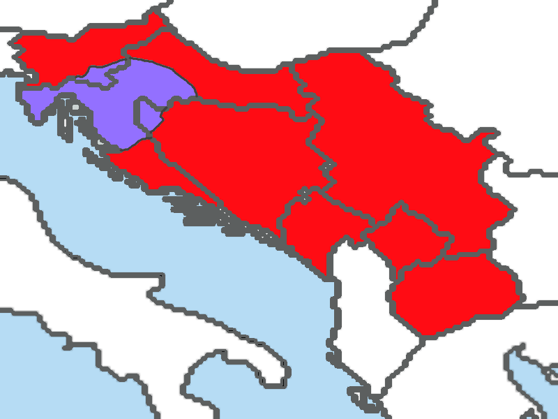 Image - Croatian War of Independence Map.png | Alternative History ...