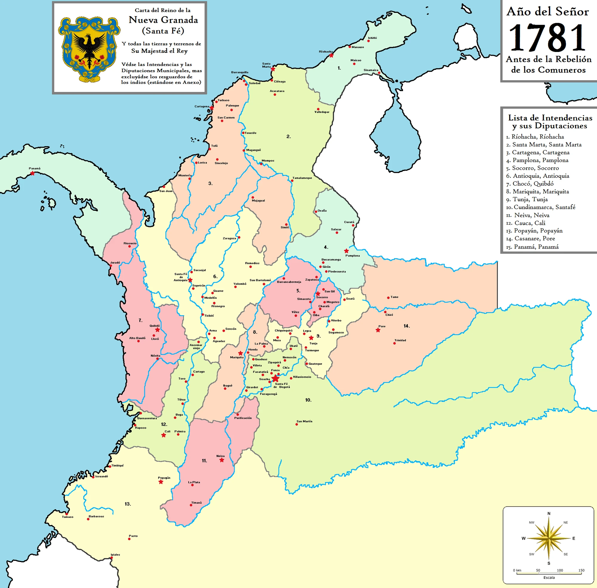 Insurrección Comunera de 1781 (Grito de Marzo) | Historia Alternativa ...