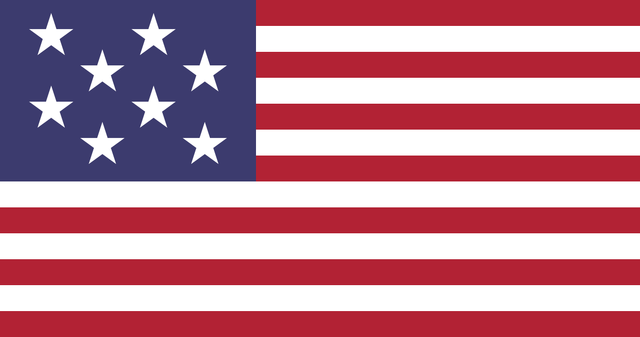 File:US flag with 8 stars by Hellerick.svg | Alternative History ...