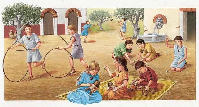 Image - Roman children playing.png | Alternative History | FANDOM ...