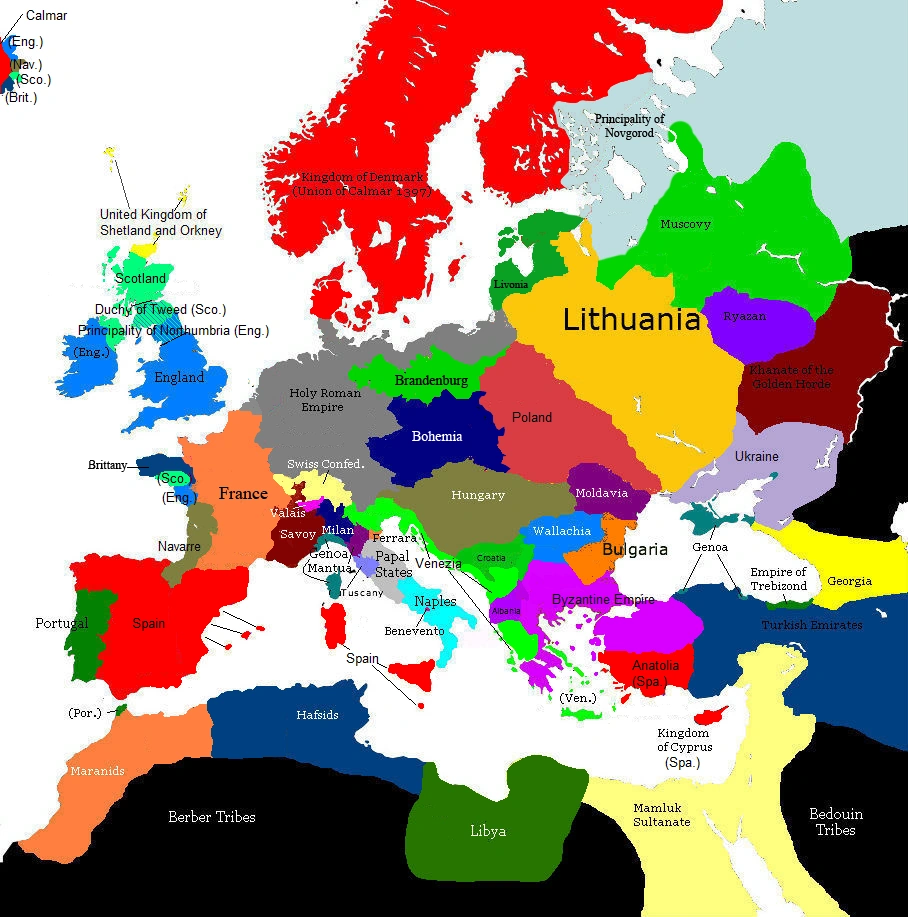 Europe 1430, 1430-1460 (Map Game) | Alternative History | FANDOM ...