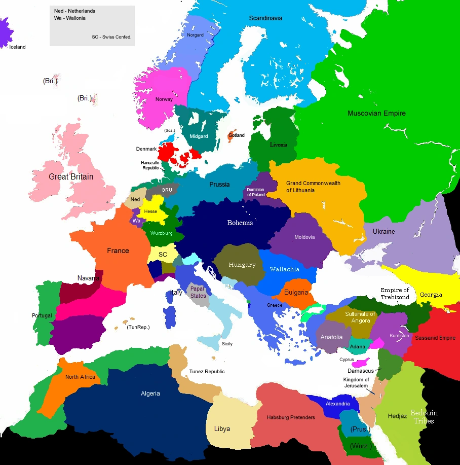 1678-1708 (Europe 1430 Map Game) | Alternative History | FANDOM powered ...