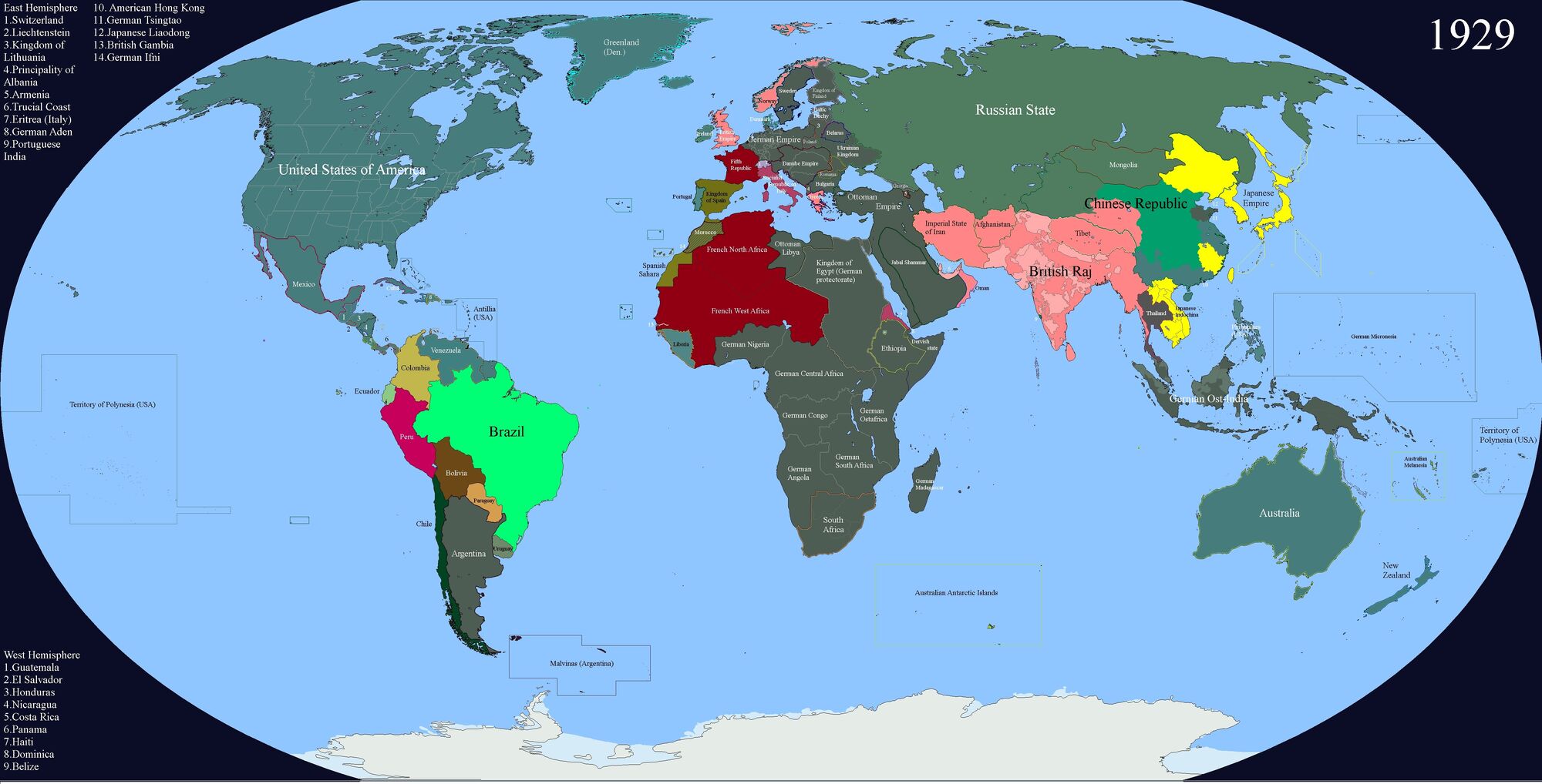 Kaiserreich (карта) | Альтернативная История | Fandom