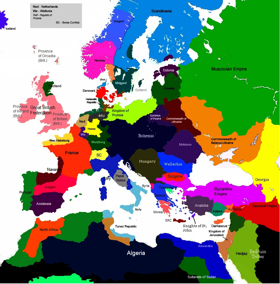 Europe 1430, 1740-1769 (Map Game) | Alternative History | FANDOM ...