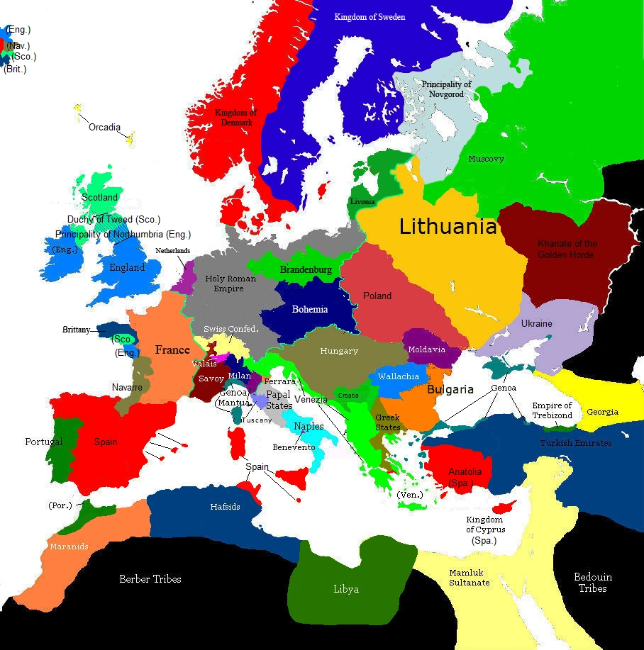 Europe 1430, 1430-1460 (Map Game) | Alternative History | FANDOM ...