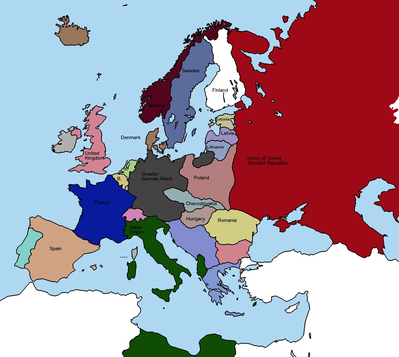 Image - Europe 1924.png | Alternative History | FANDOM powered by Wikia
