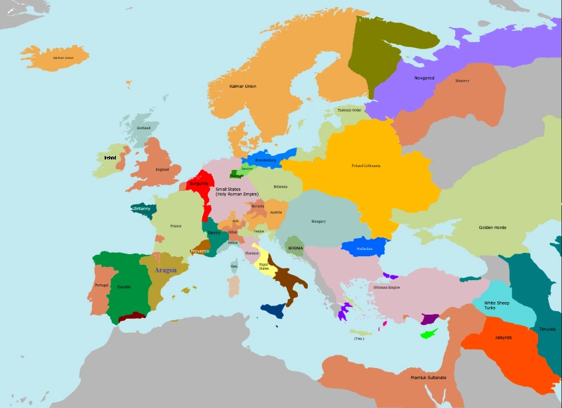 1400-1431 (Imperial Europe Map Game 2) | Alternative History | FANDOM ...