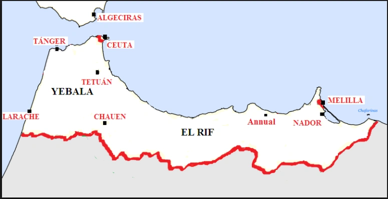 Provincia de El Rif (Mancomunidad Hispánica) | Historia Alternativa ...