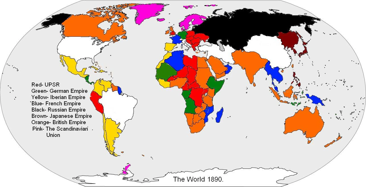 Image - The World 1890.jpg | Alternative History | FANDOM powered by Wikia