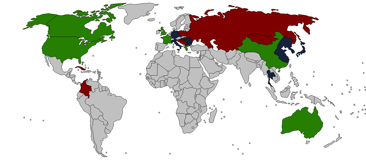 May & June 1939 (Global Pacification: World at War Map Game ...