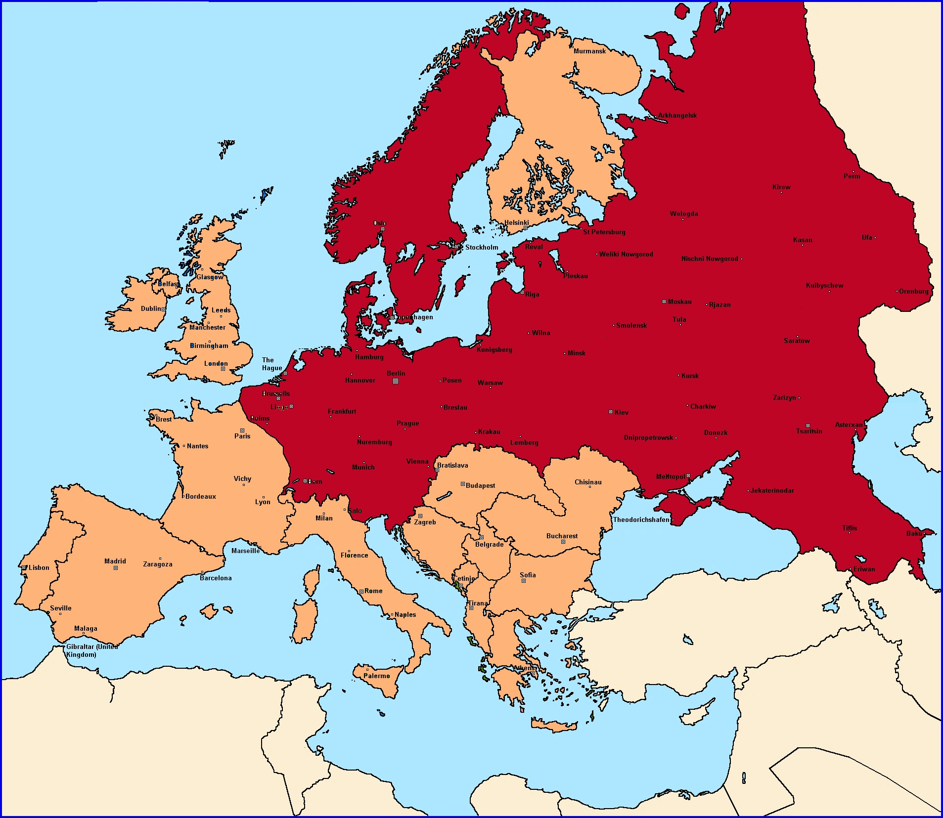 Imagen - Nazi Europe 1965.PNG | Historia Alternativa | FANDOM powered ...