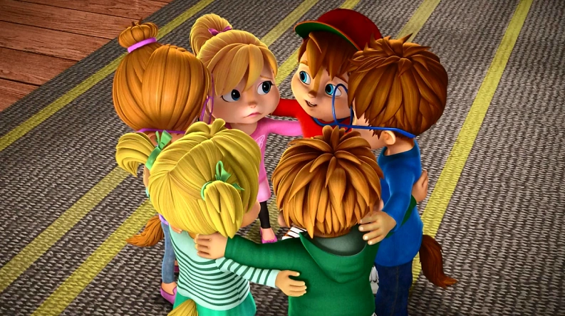 Image - The Chipmunks and Chipettes huddled together.png | Alvin and ...