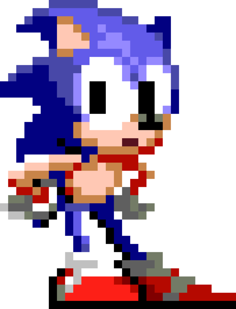 Imagen - Sprite de Sonic en Sonic the Hedgehog.png | amiibopedia ...