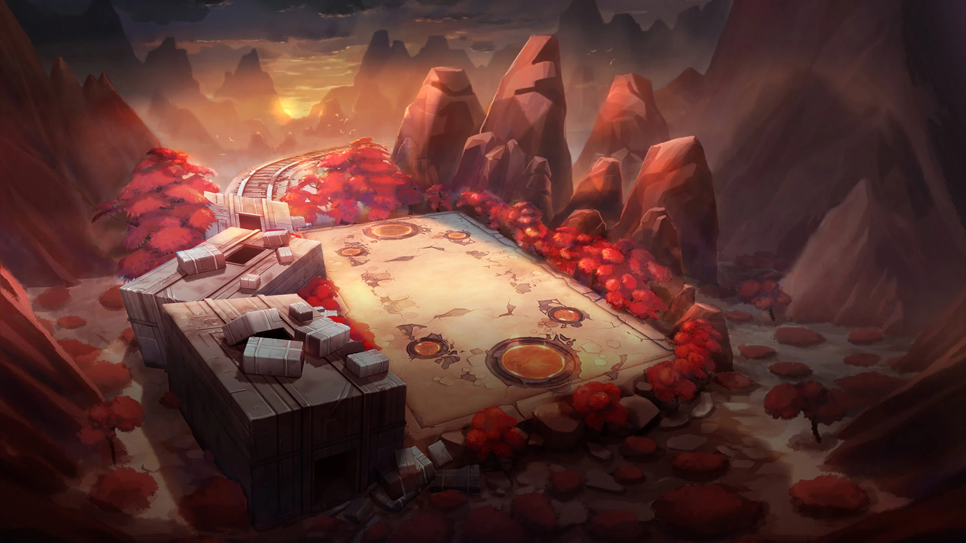 Forever Fall Forest | RWBY: Amity Arena Wiki | Fandom